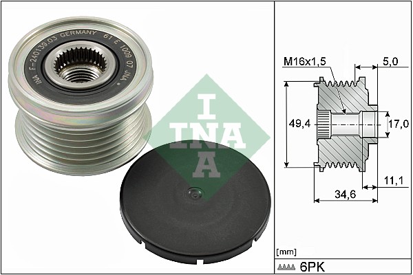 发电机超载保护 INA 535 0155 10