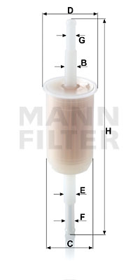 燃油滤清器 MANN-FILTER WK 32